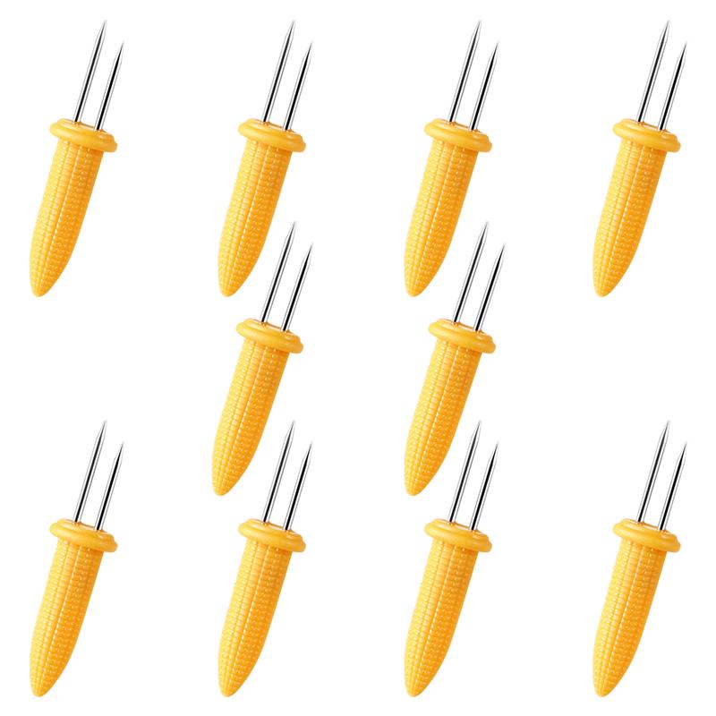 UPKOCH 10 Pcs Stainless Steel Corn Holders Corn on... – Vicedeal