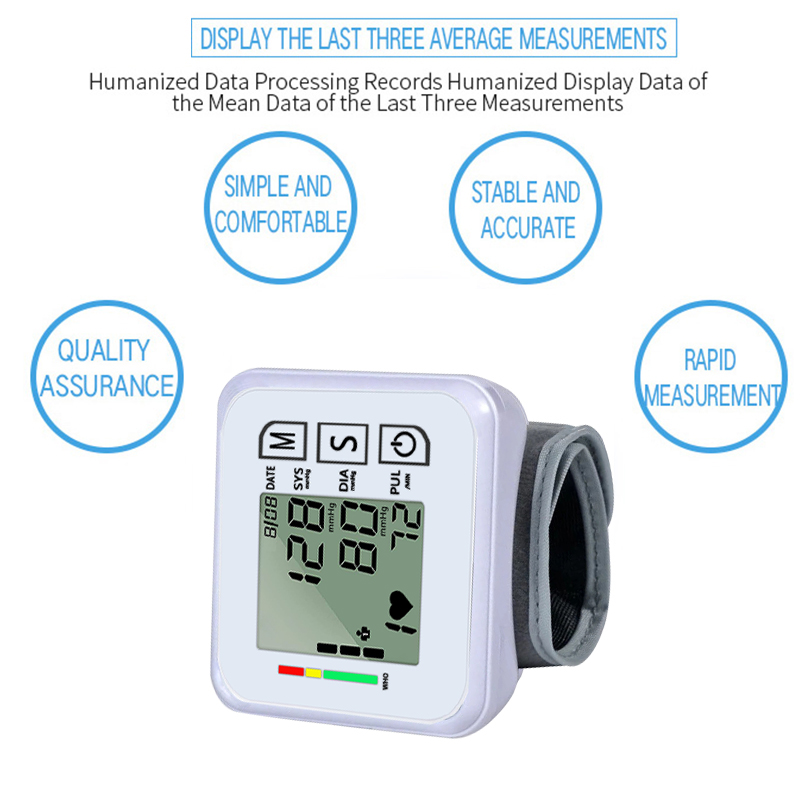 Pols Bloeddrukmeter Digitale Verstelbare Display H... – Vicedeal