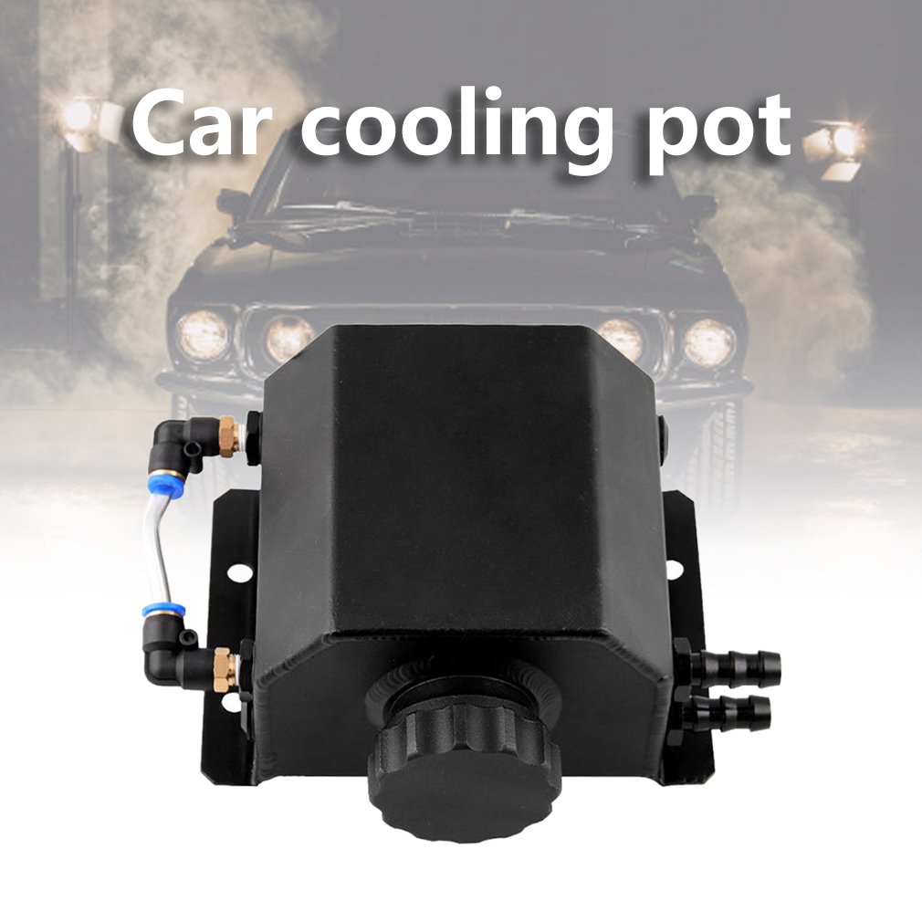 1 Pcs 1L Aluminum Alloy Radiator Coolant Overflow ... – Grandado