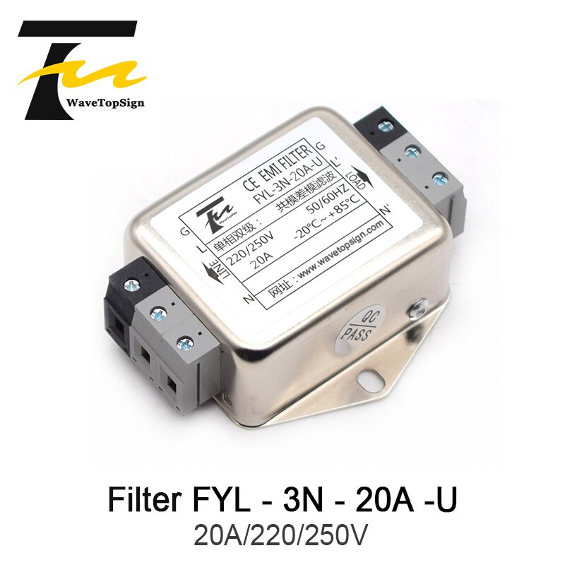 WaveTopSign Terminal type Emi Filter FYL-3N-10A-U ... – Grandado