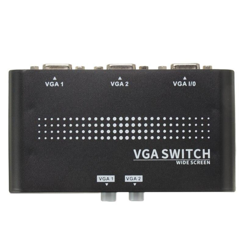Mini 2 Port VGA Selector Box VGA/SVGA Manual Shari... – Vicedeal