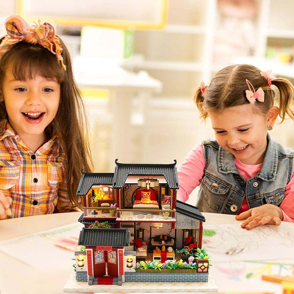 DIY Small House Model Puzzle Building Model Assemb... – Grandado