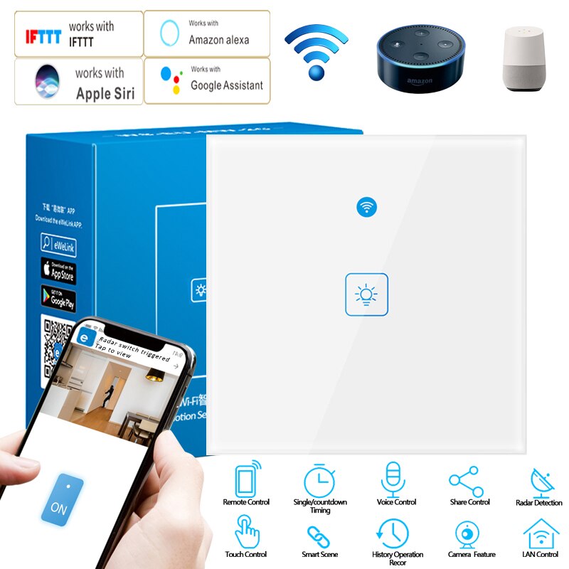 Alexa Switch Panel Wifi Smart Switch Touch Light S... – Grandado Alexa Switch Panel Wifi Smart Switch Touch Light S... – Grandado
