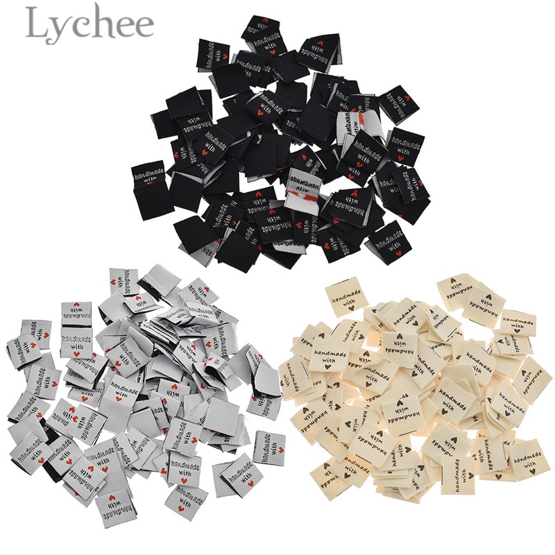 100pcs Handmade With Love Clothing Labels Embossed... – Grandado