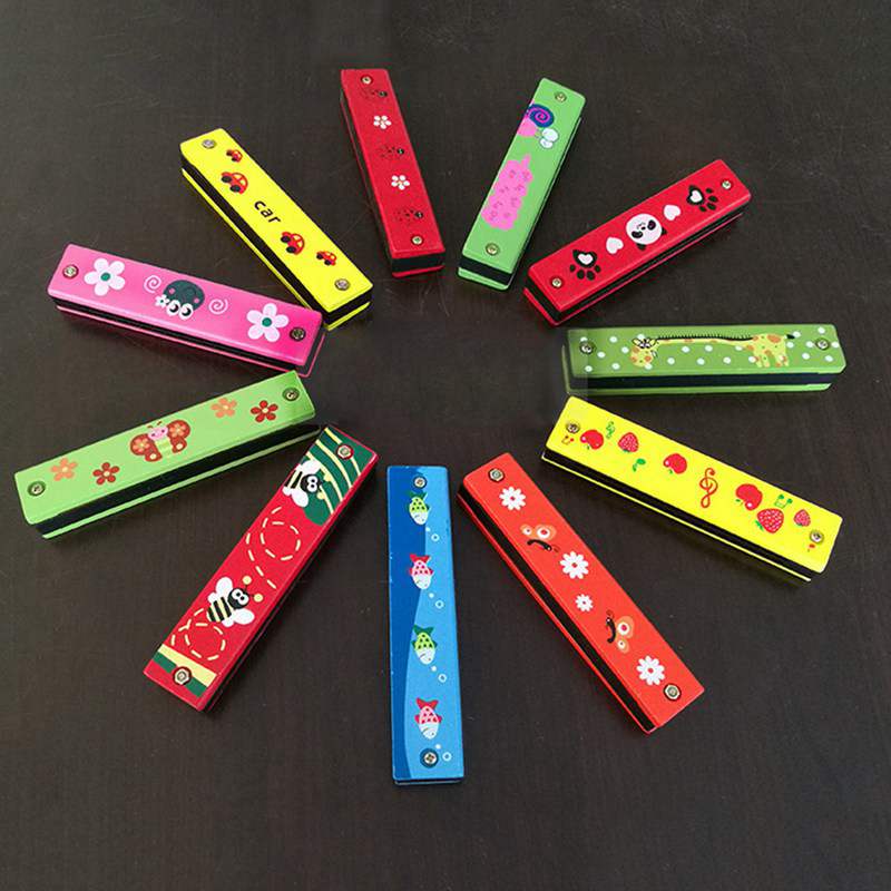 Abld -16 hål munspel diatonisk blues harpa träblås... – Grandado