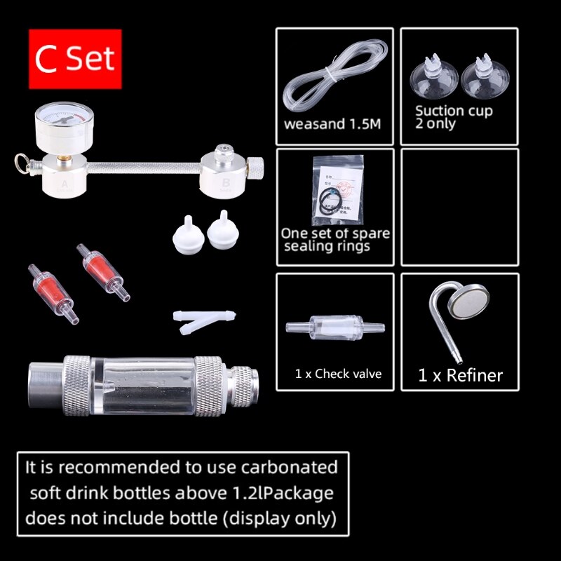 Aquarium DIY CO2 System Generator Kit Bubble Count... – Grandado