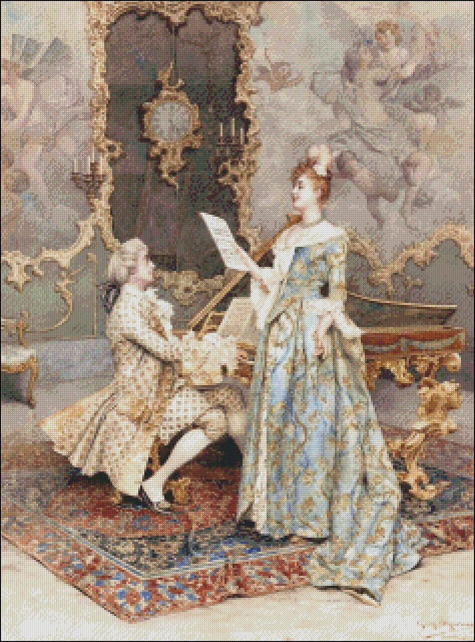 Needlework for embroidery DIY French DMC - Counted... – Grandado