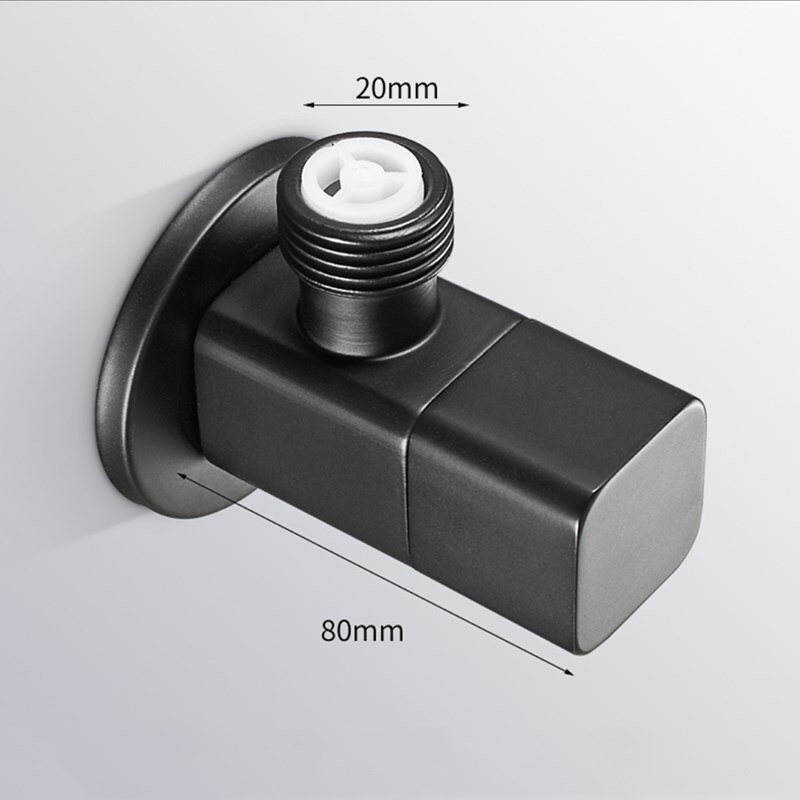 Black Angle Valve Toilet Check Valve All Copper Ki... – Vicedeal