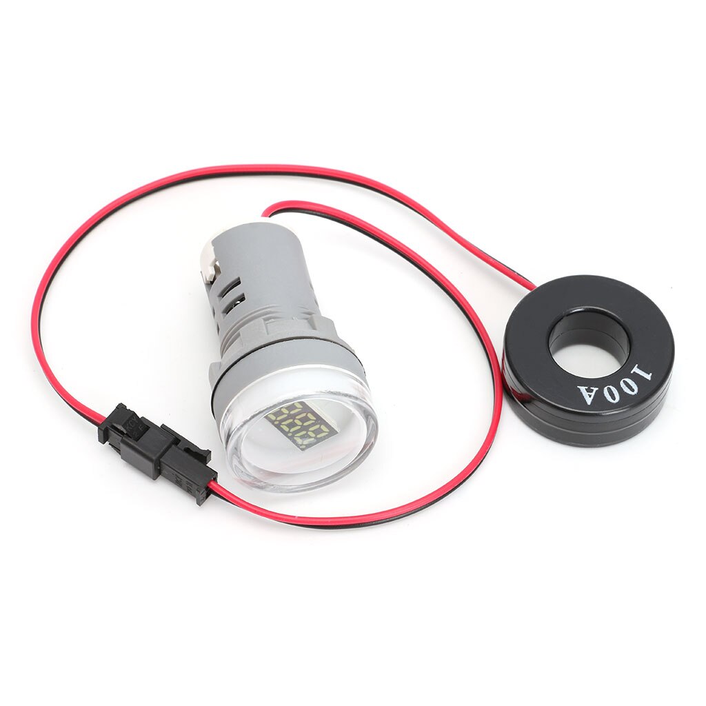 AC 220V 0-100A Digital Ammeter 22mm Display Monito... – Grandado