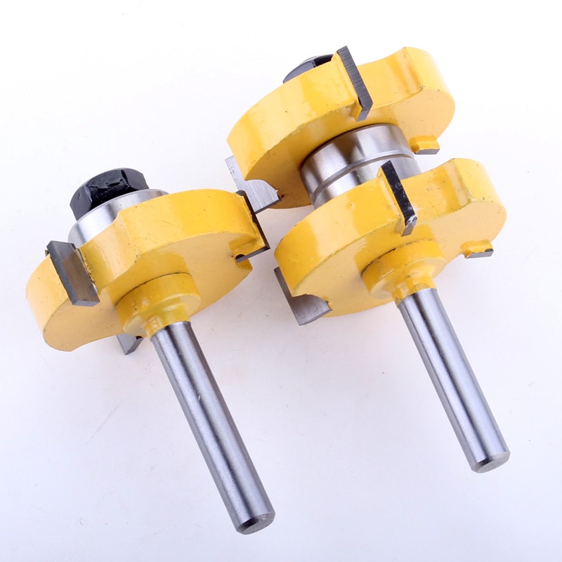 2PC 8mm Shank large Tongue and Groove Joint Assemb... – Grandado