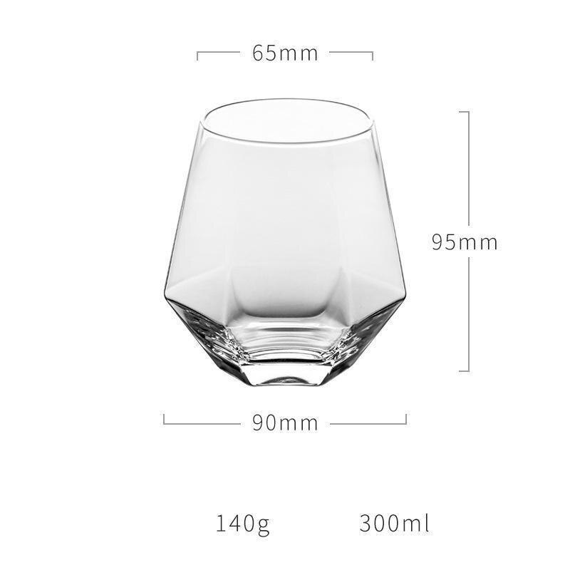 Six-sided color whiskey glass large capacity wine ... – Vicedeal