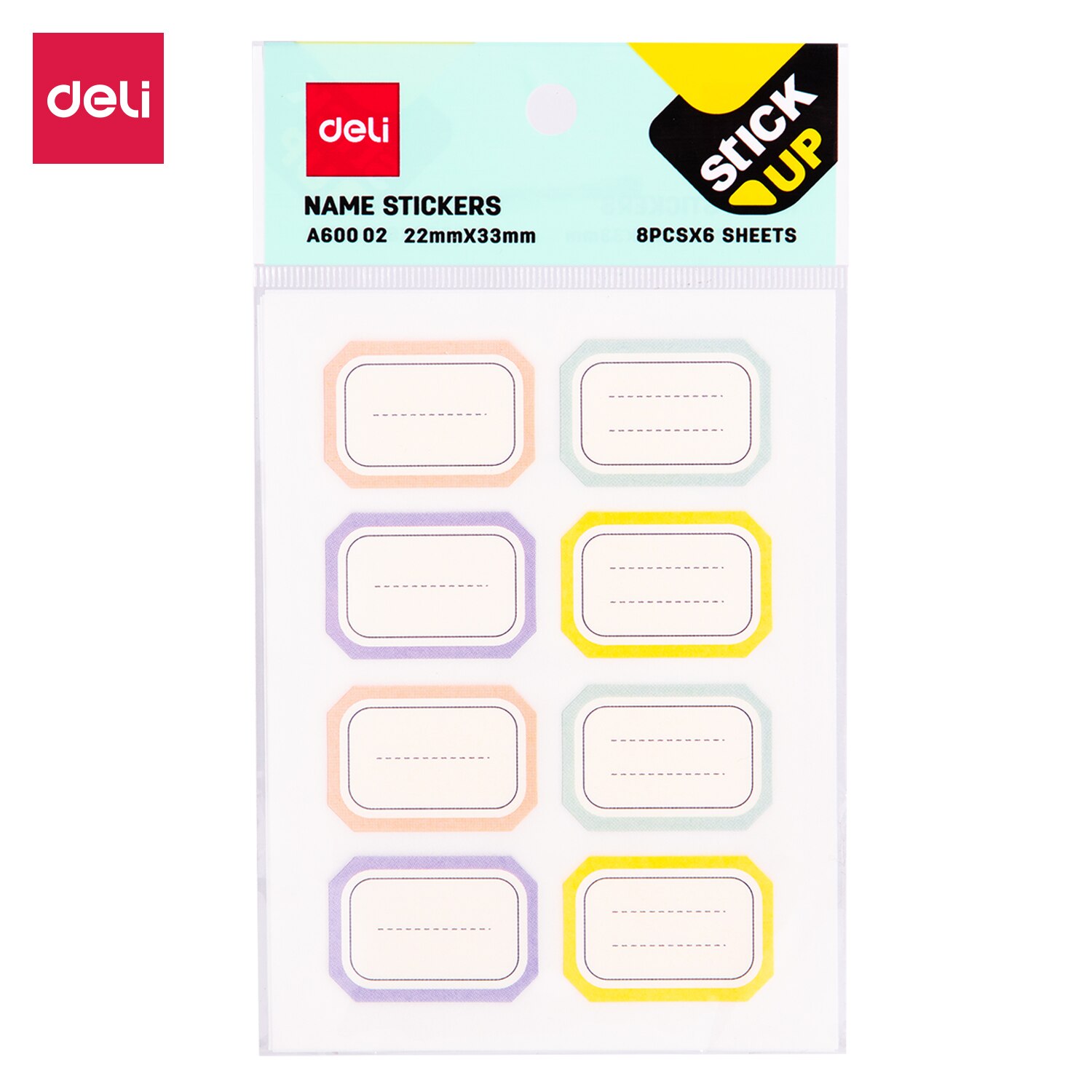 Deli Personal Name Stickers 3bags/Lot 3 Patterns T... – Vicedeal