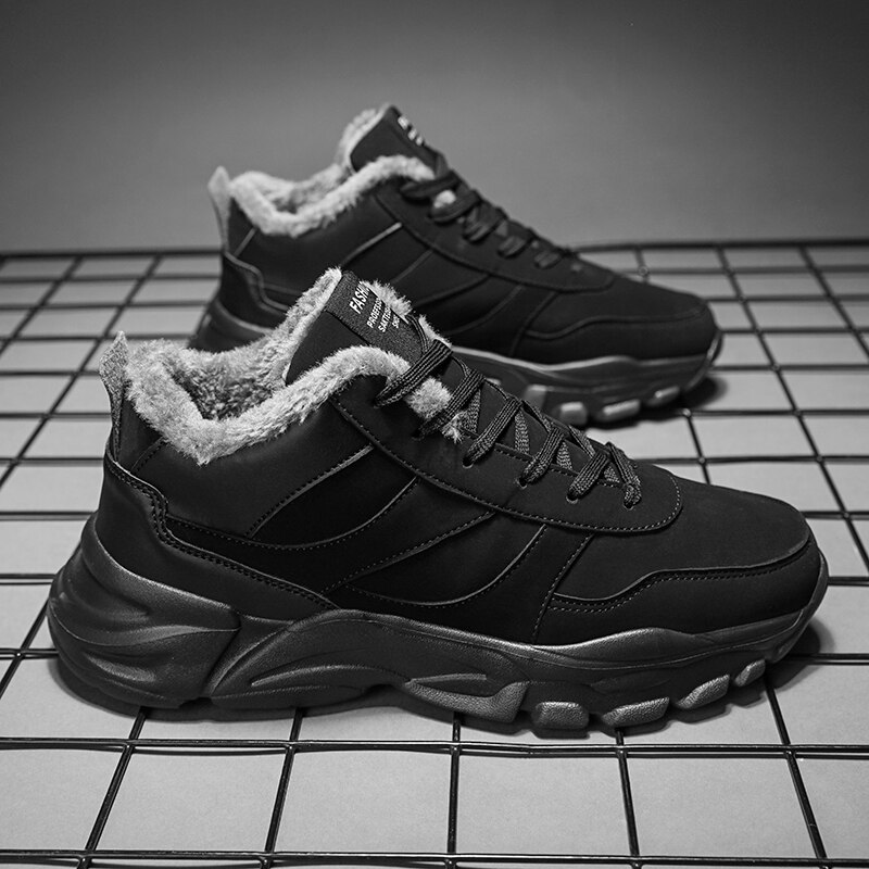 Scarpe invernali da uomo in velluto di cotone più ... – Vicedeal