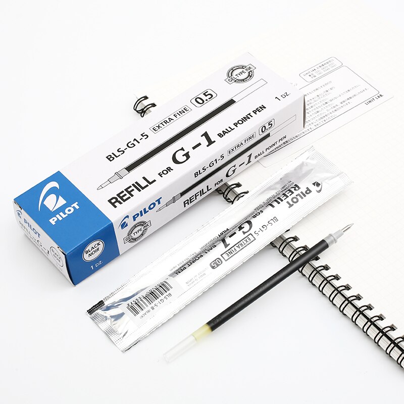 12Pcs PILOT BLS-G1-5 Gel Pen Refill Liquid Ink 0.5... – Grandado