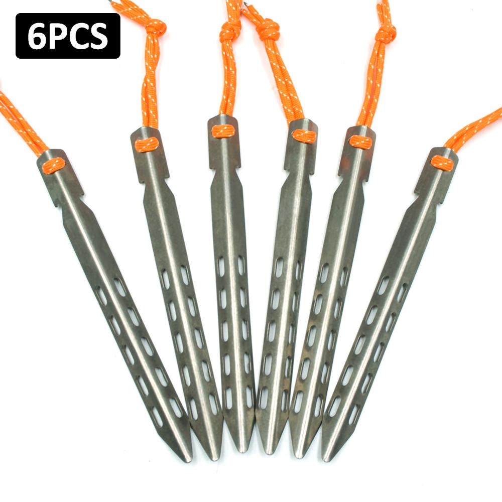 Tent Nail V-shaped Titanium Nail Windproof Outdoor... – Vicedeal