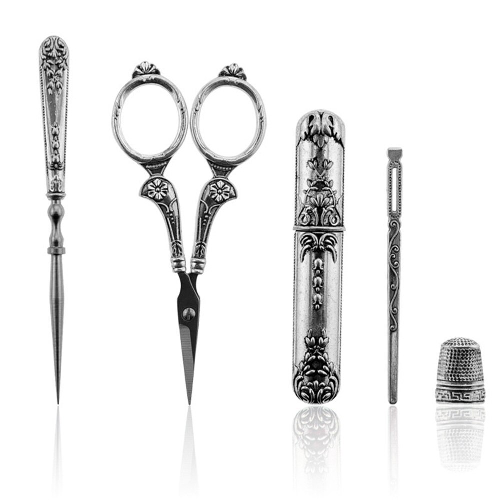 Retro Scissors Set Exquisite Vintage Scissor+Needl... – Grandado