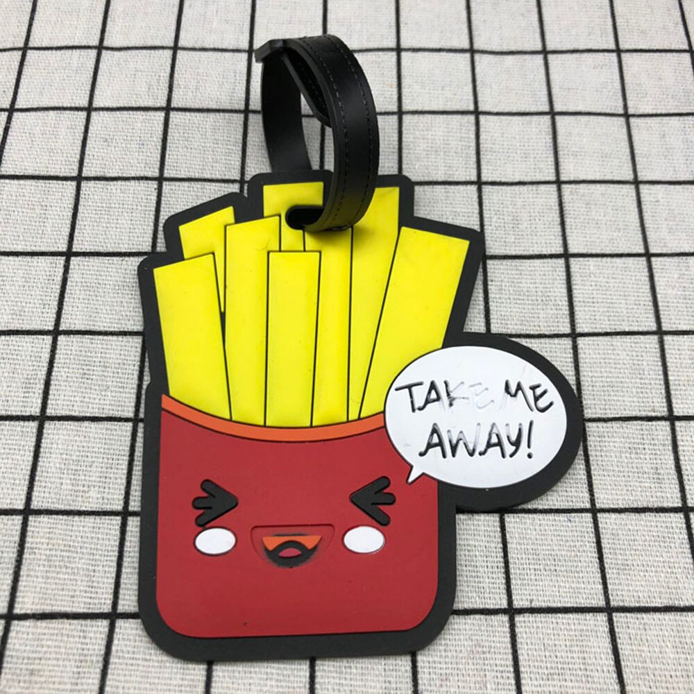 ISKYBOB Pvc Soft Rubber Burger Luggage Tag Sandwic... – Grandado