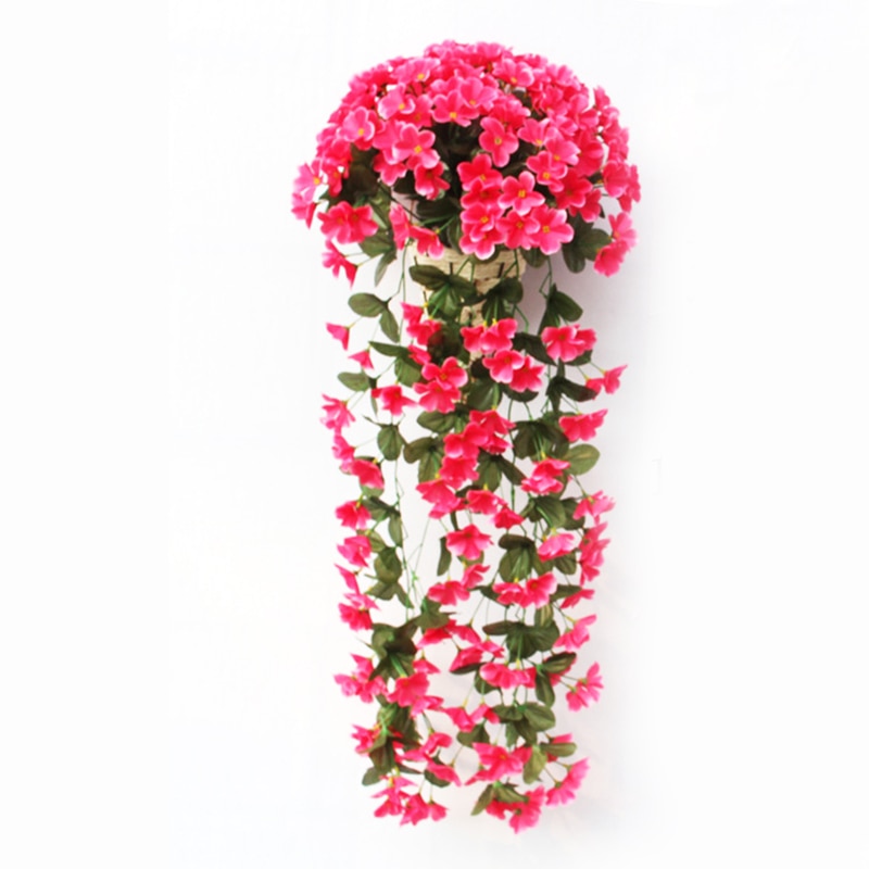 Violet Artificial Flower Decoration Simulation Wal... – Grandado