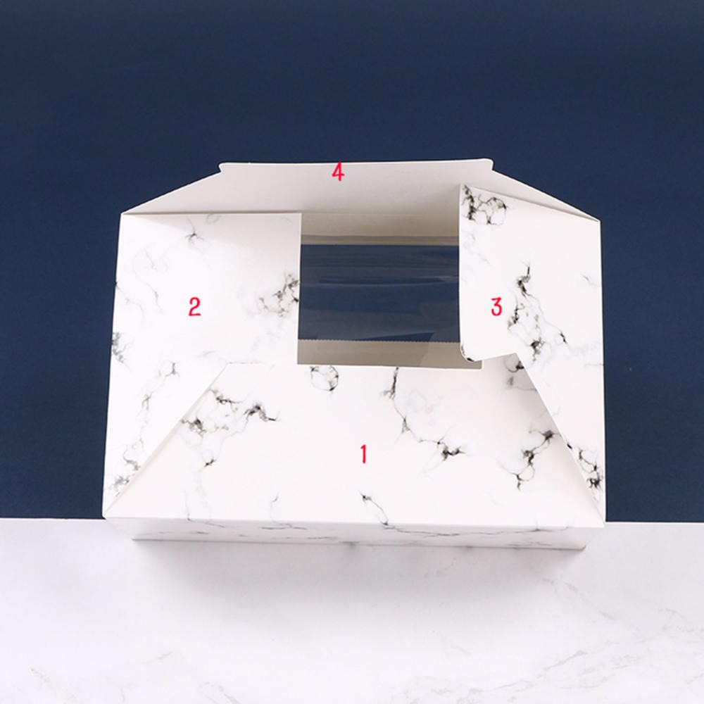 3035 # Marmer Patroon Snoep Doos 1/2/4/6 Cups Muff... – Grandado