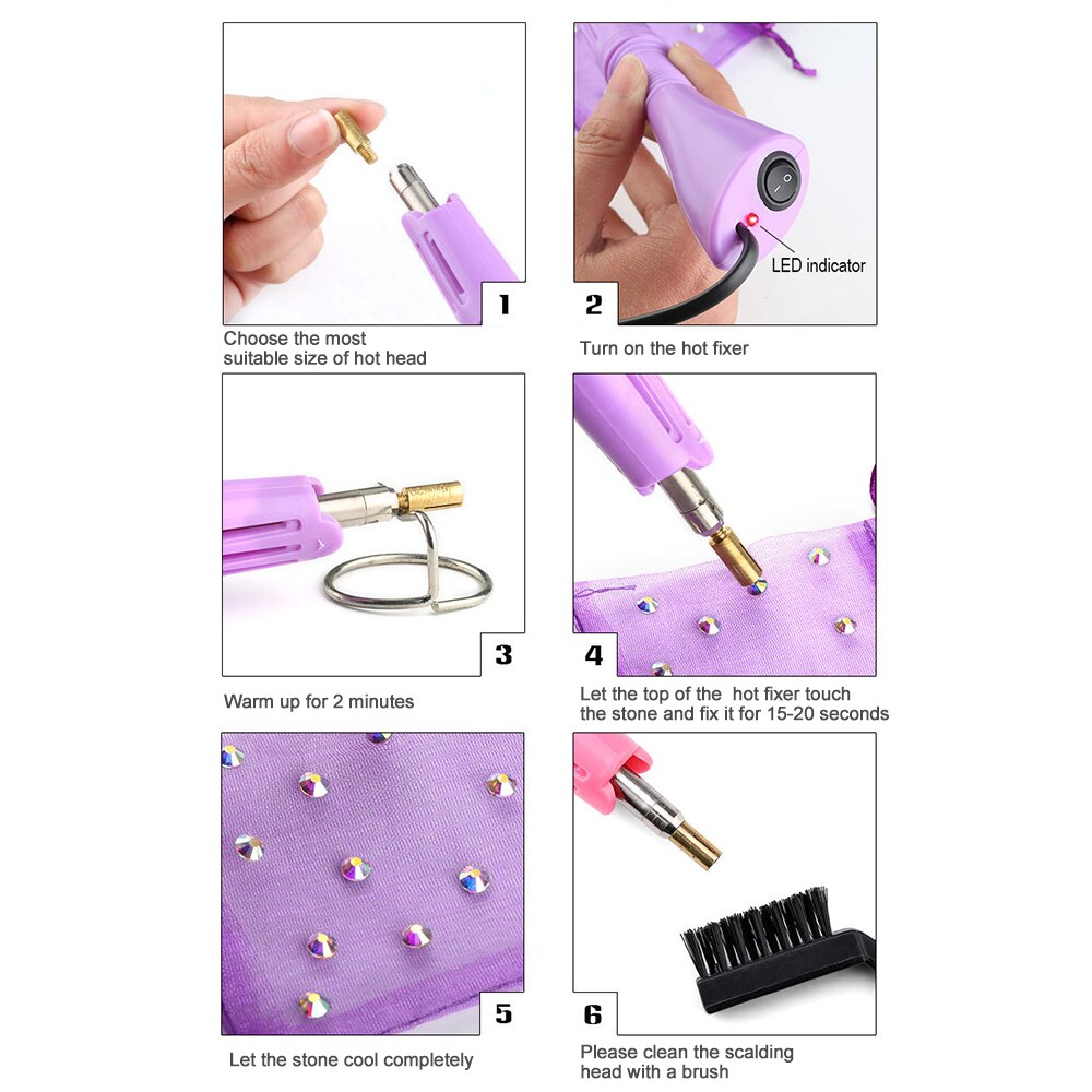 Fix Applicator DIY Set Rhinestone Crystal Machine ... – Vicedeal