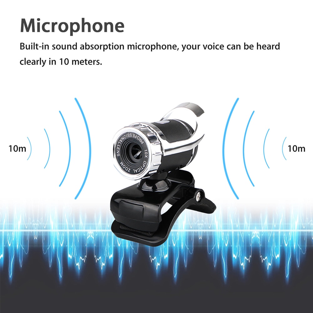 Laptop 12 Megapixels Clip On PC Desktop Webcam Cam... – Vicedeal