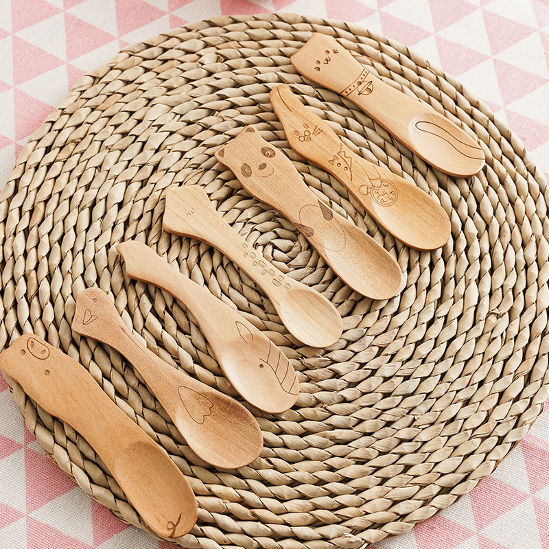 Cute Cartoon Children Spoon Ice Cream Dessert Anim... – Grandado