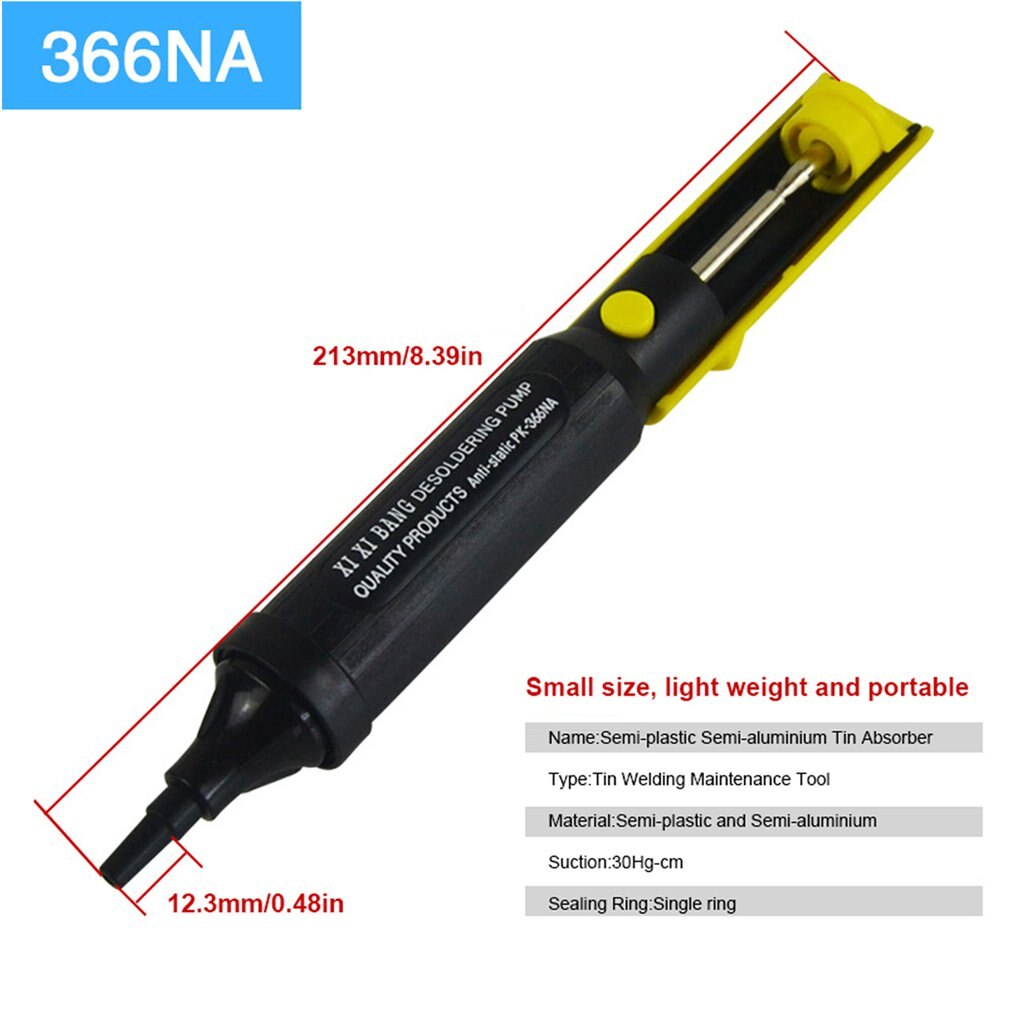 366D Desoldering Pump Suction Tin Suckers Gun Sold... – Grandado