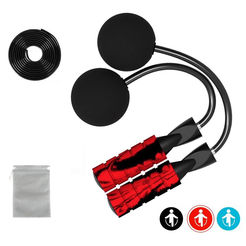Weighted Ropeless Jump Rope Crossfit Speed Rope Ad... – Vicedeal