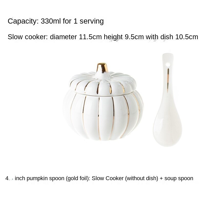 Bol para hornear en forma de calabaza con tapa, Bo... – Grandado