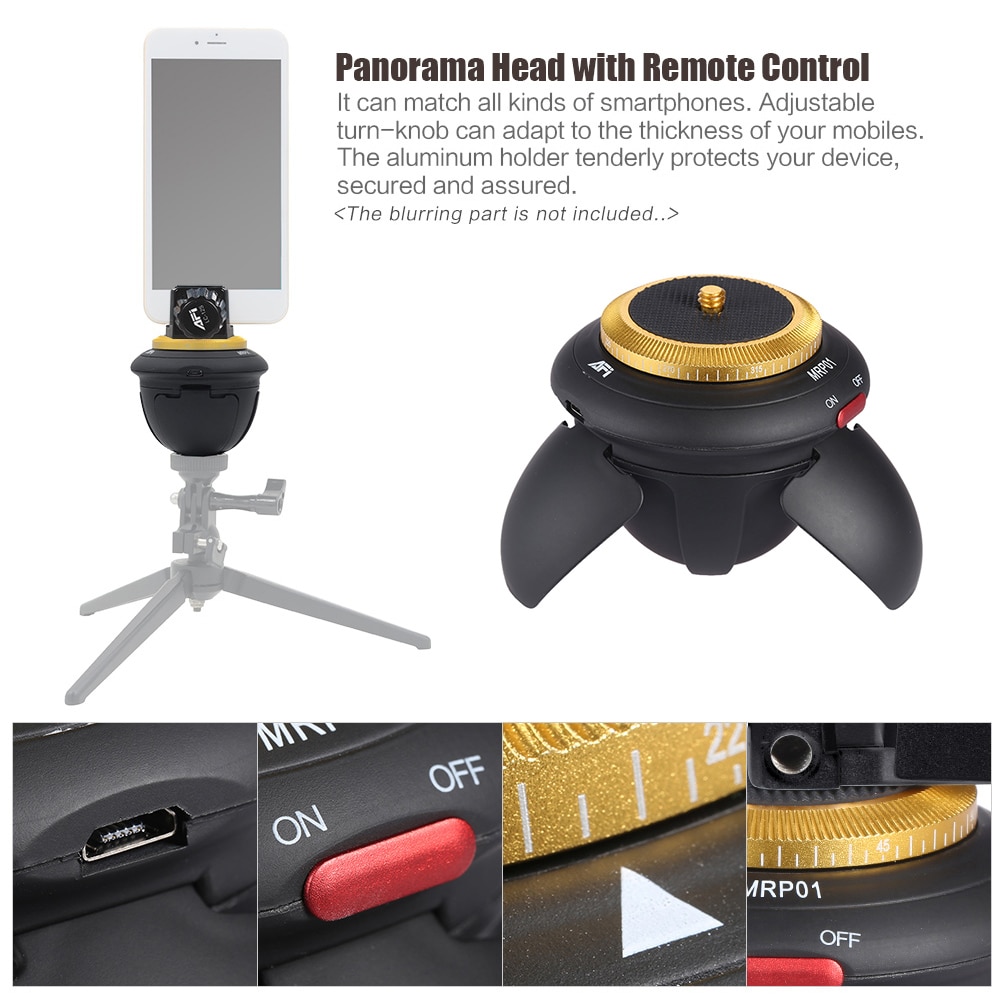AFI MRP01 Mini Elektrische Panorama Kopf 360 Grad ... – Vicedeal