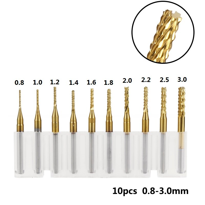 XCAN End Mill Engraving Bits Set Nano Blue Coated ... – Grandado