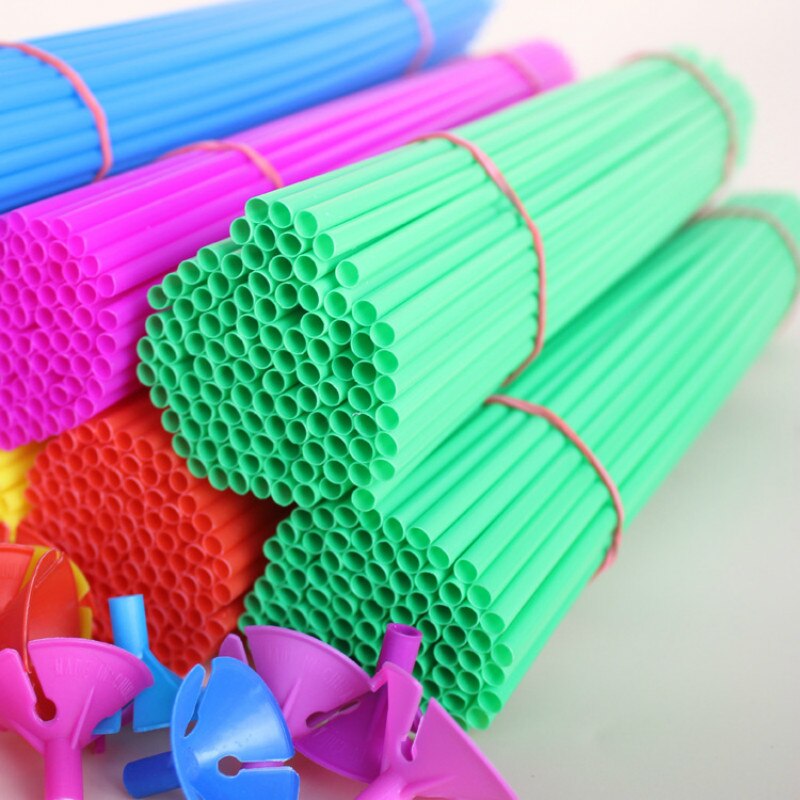 10Sets 30cm Latex Ballon Sticks Verjaardag Ballonn... – Grandado