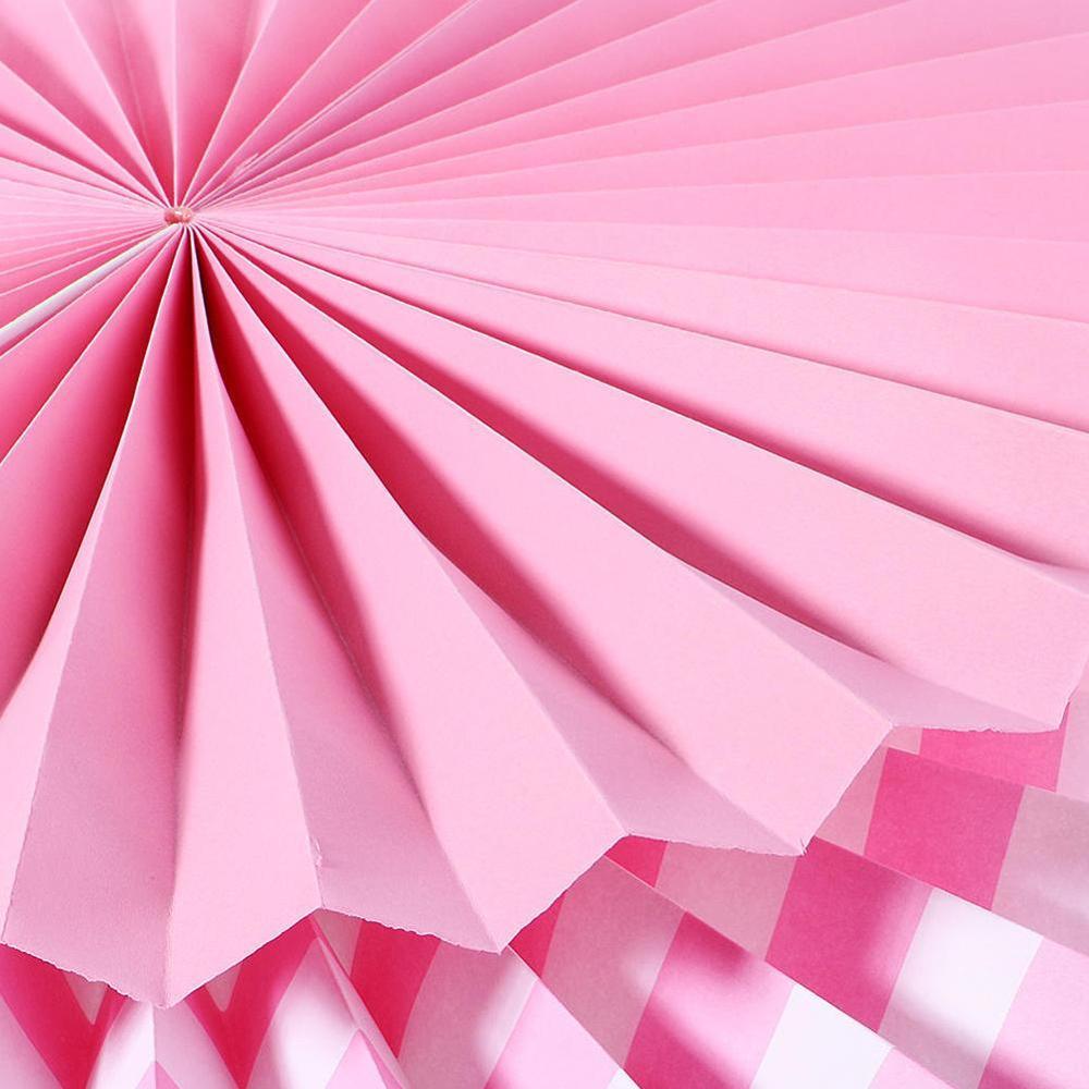 6Pcs/Set Mixed Size Hanging Paper Fan Round Wheel ... – Vicedeal