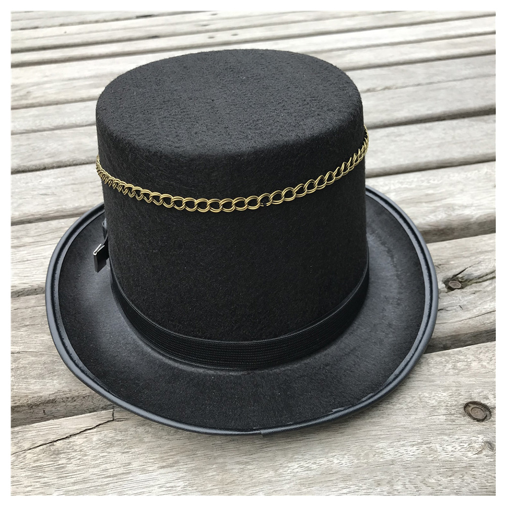Men Women Handmade Steampunk Top Hat With Gear Gla... – Vicedeal