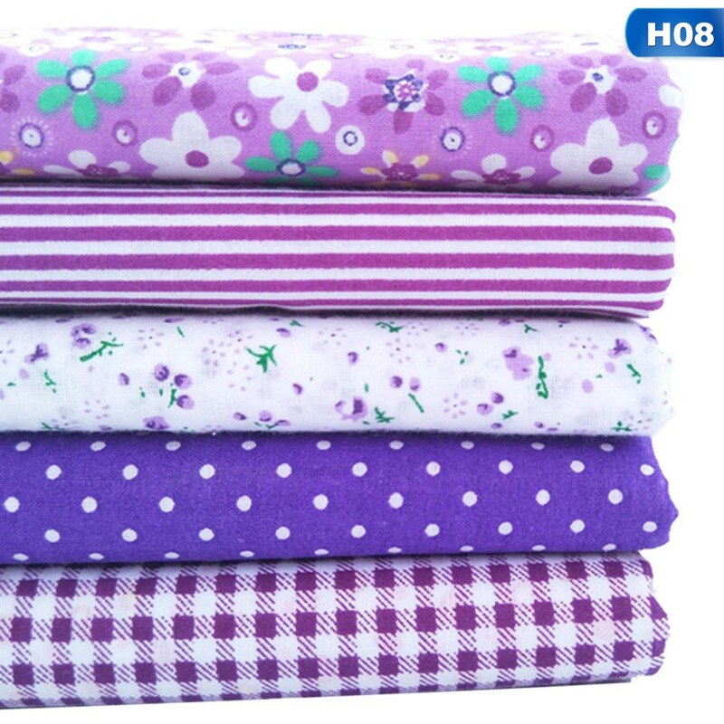 50x50cm Cotton Fabric Quilting Printed Cloth Color... – Grandado