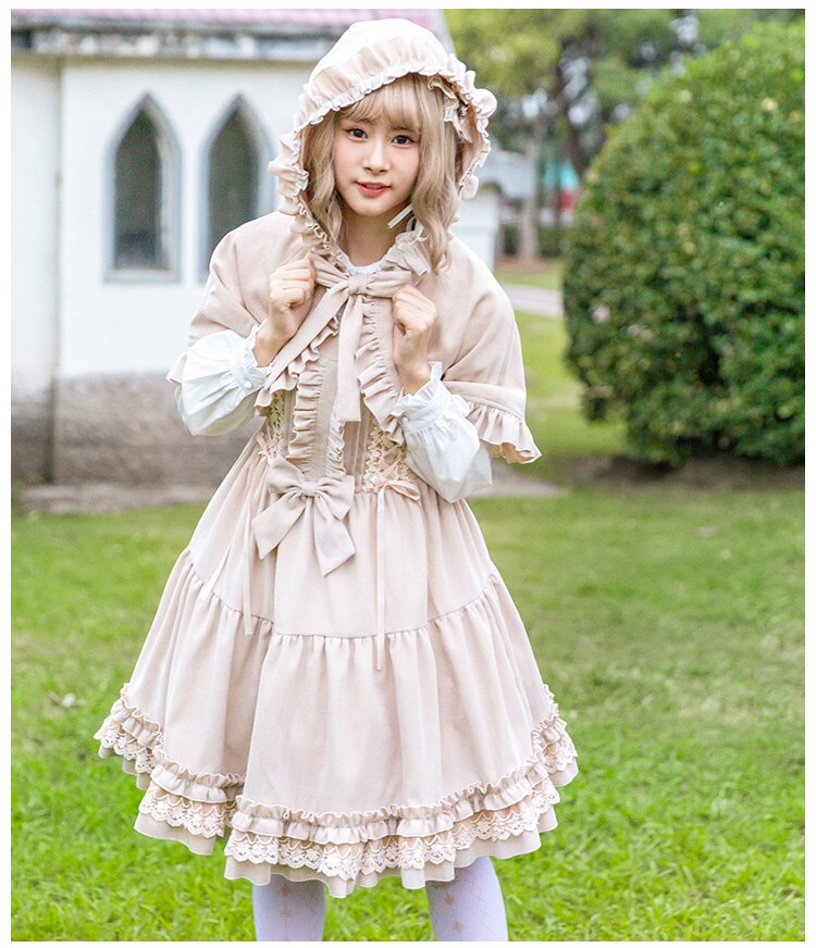 Palace sweet lolita shawl cloak vintage lace batwi... – Grandado