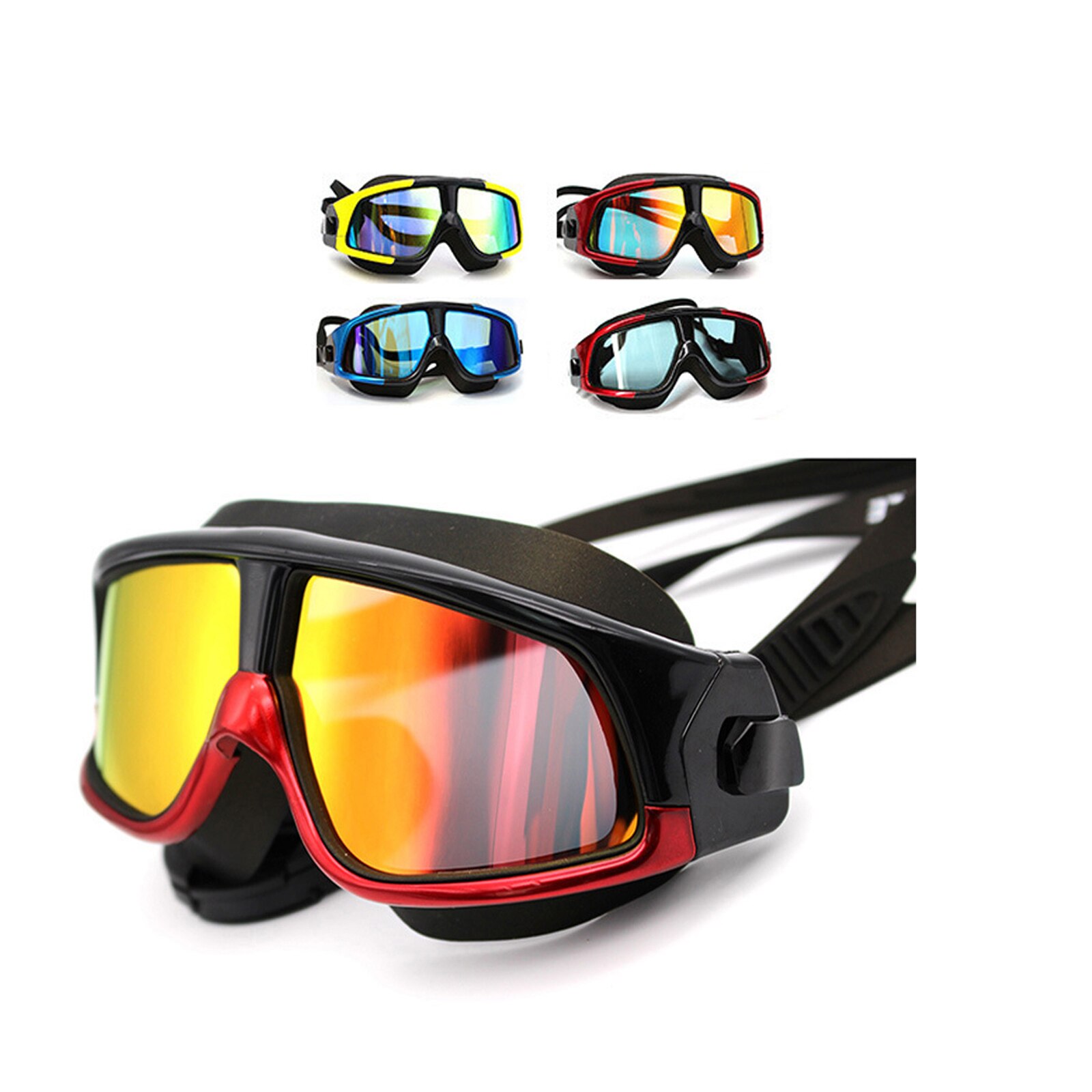 Adjustable Swimming Diving Goggles Anti-Fog Swimmi... – Grandado