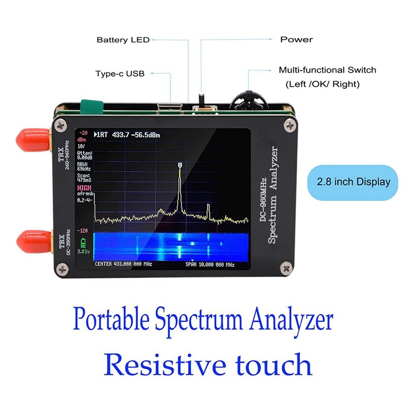 Spectrum Analyzer 100Khz To 960Mhz,Signal Generato... – Vicedeal