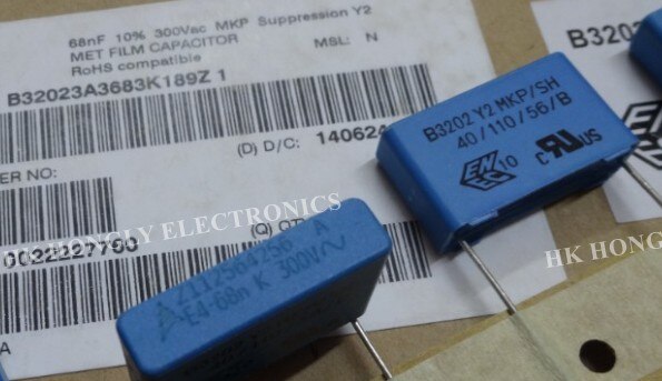 10Pcs B3202 Y2 Mkp/Sh 68n K U1 U33 M 300VAC P = 22... – Vicedeal