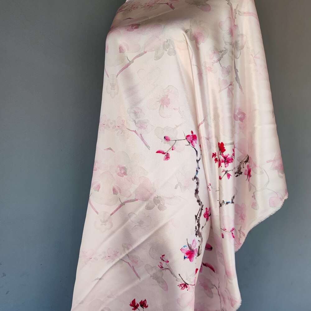 Pure silk satin silk stretch mulberry silk two tun... – Vicedeal