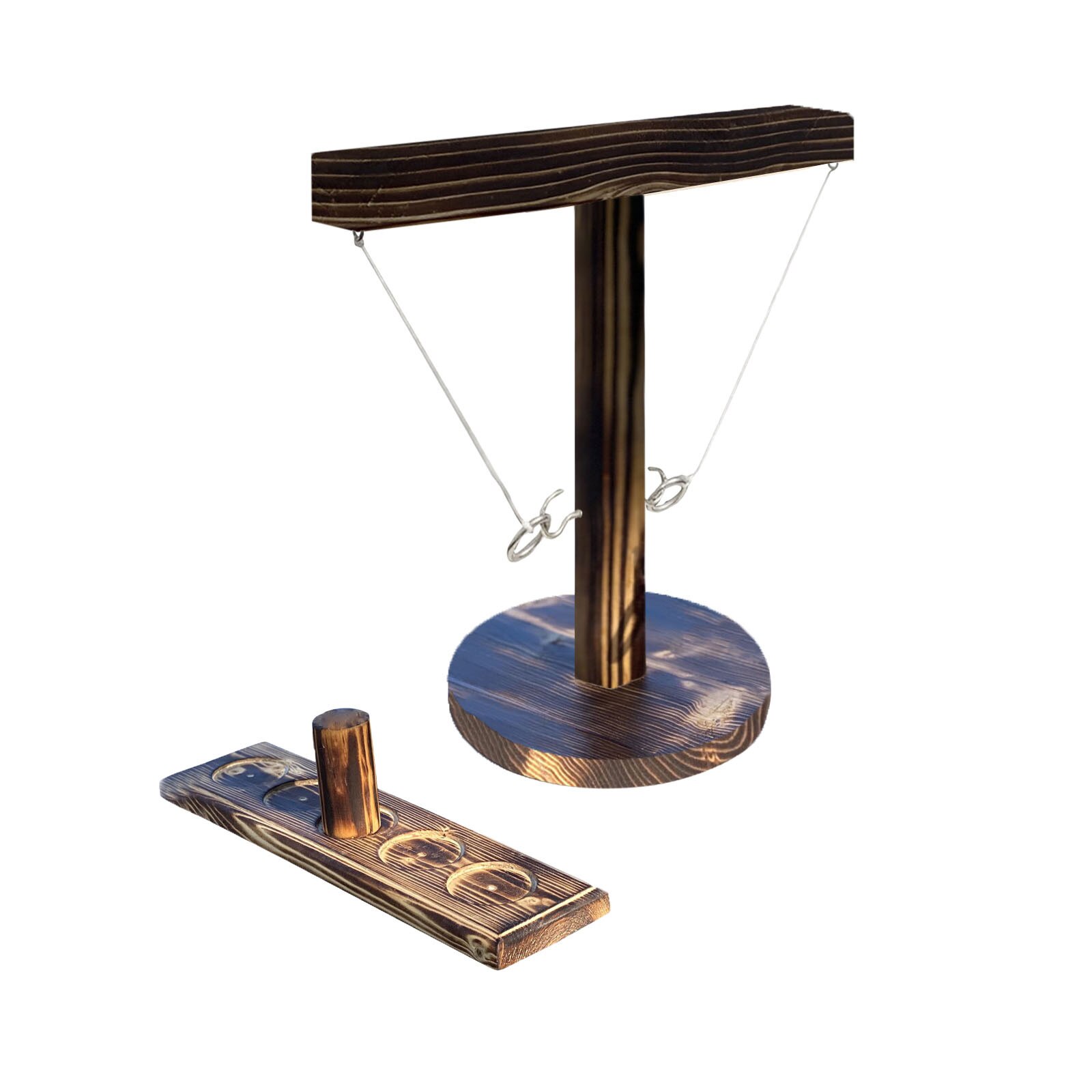 juegos de mesa Handmade Wooden Ring Toss Game Ring... – Vicedeal