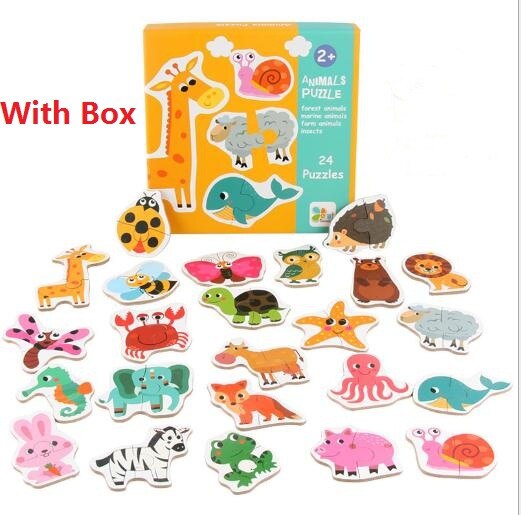 Infant Early Training Puzzle Cognitive Card Fruit ... – Vicedeal