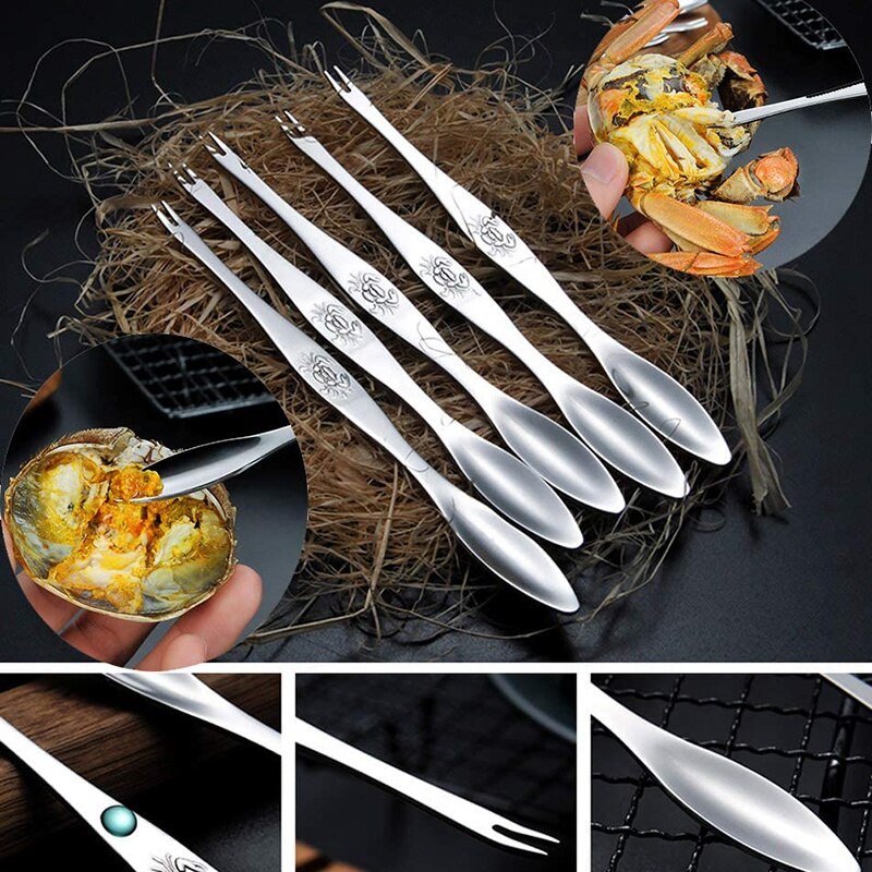 14 Pcs Crab Crackers and Tools Including 4 Crab Cr... – Grandado