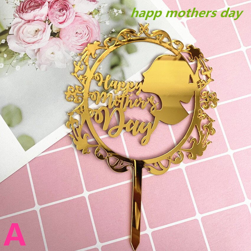 Mum Dad Letters Print Cake Decoration Mother Birth... – Grandado