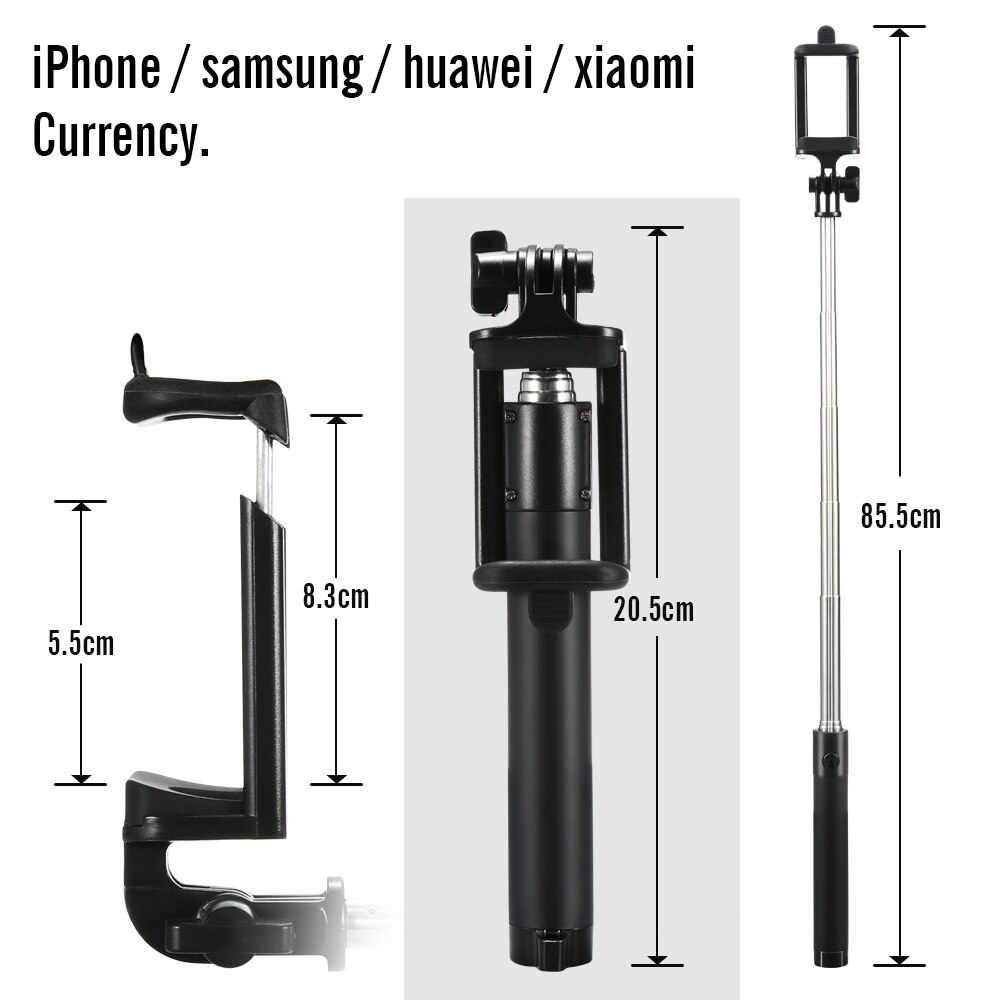 CASEIER Universele Draadloze Bluetooth Selfie Stic... – Grandado