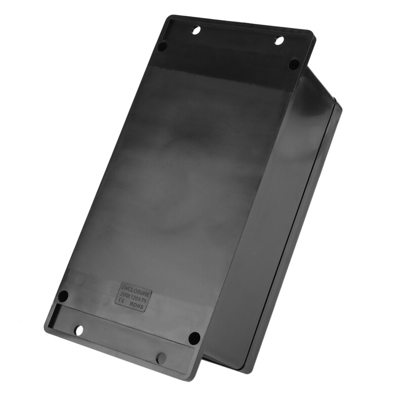 Waterproof Black DIY House Meter Box ABS Plastic P... – Grandado Waterproof Black DIY House Meter Box ABS Plastic P... – Grandado