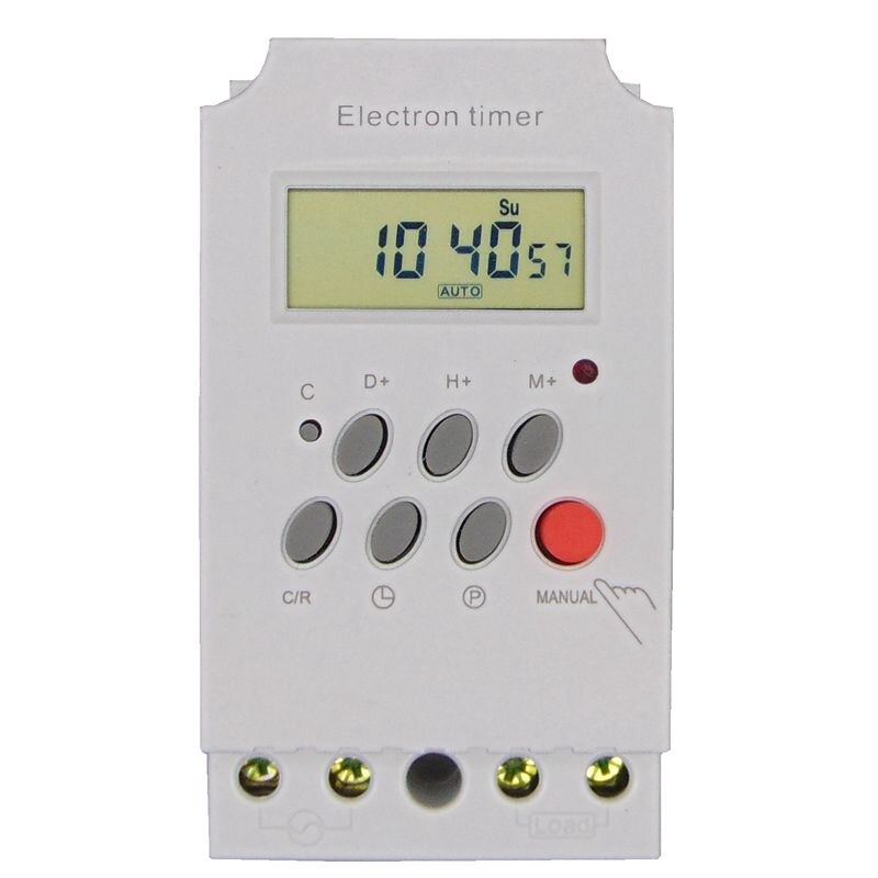 DIN RAIL DIGITAL PROGRAMMABLE timer time switch 22... – Vicedeal