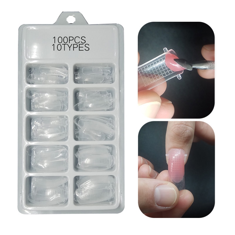100Pcs Quick Building Mold Tips Dual Forms Finger ... – Vicedeal
