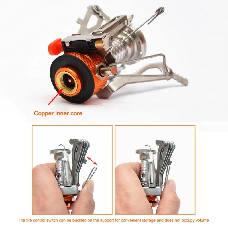 Outdoor portable ultra small mini stove with elect... – Grandado
