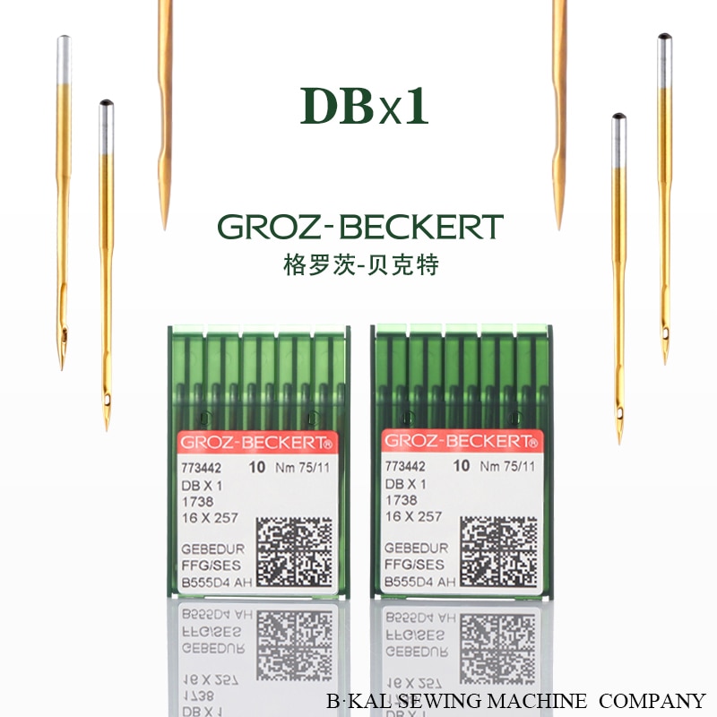 100 Pcs Groz Beckert DBX1 Titanium Goud Computer P... – Grandado